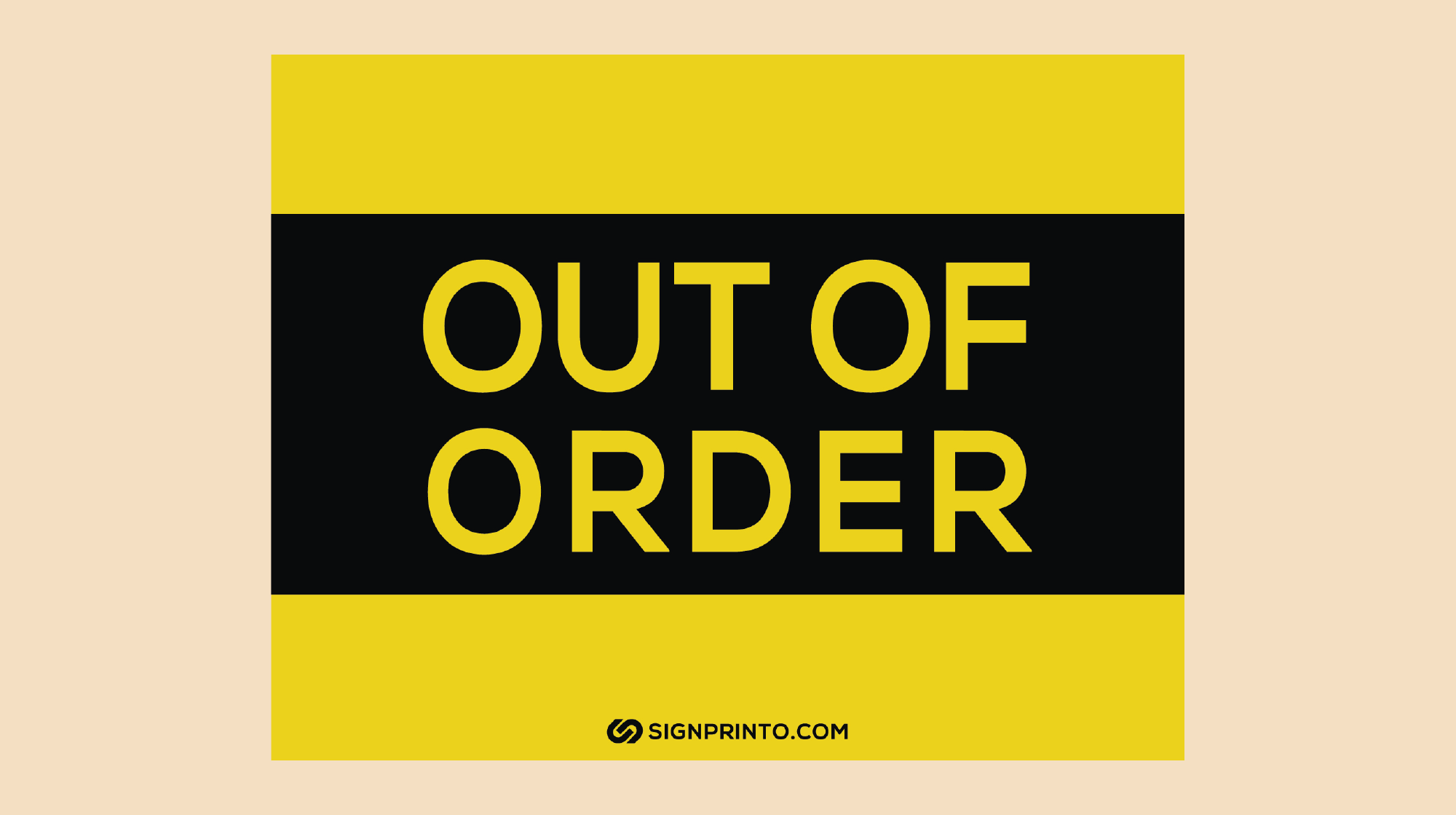 Yellow Color Out Of Order Sign [PDF]