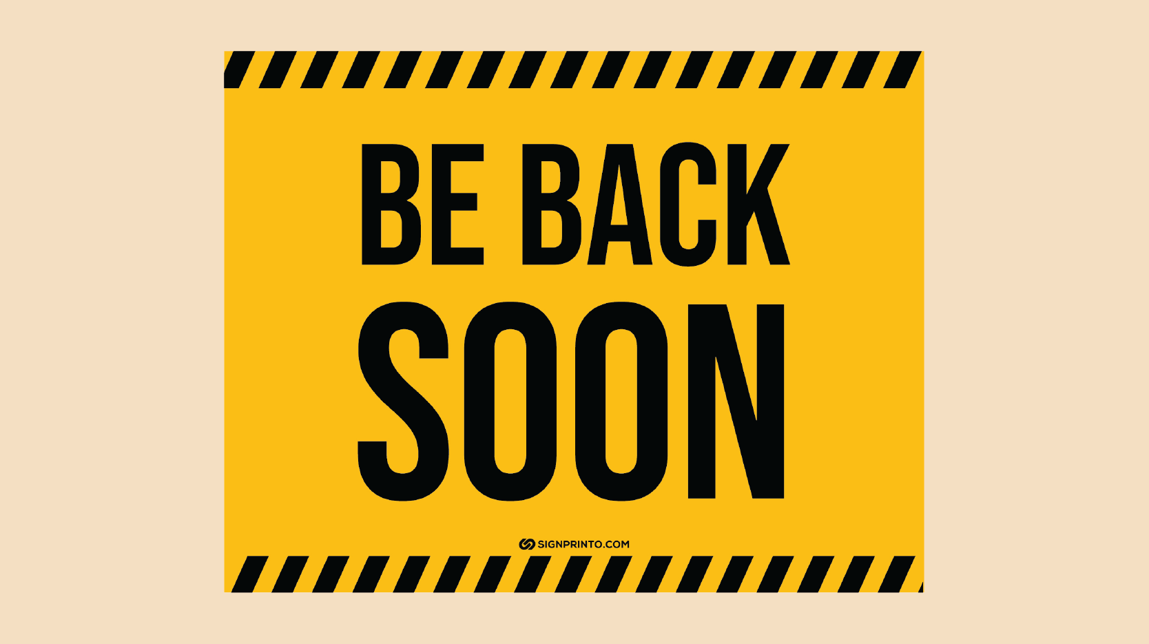 Be Back Soon Signs -Download Free Printable PDF