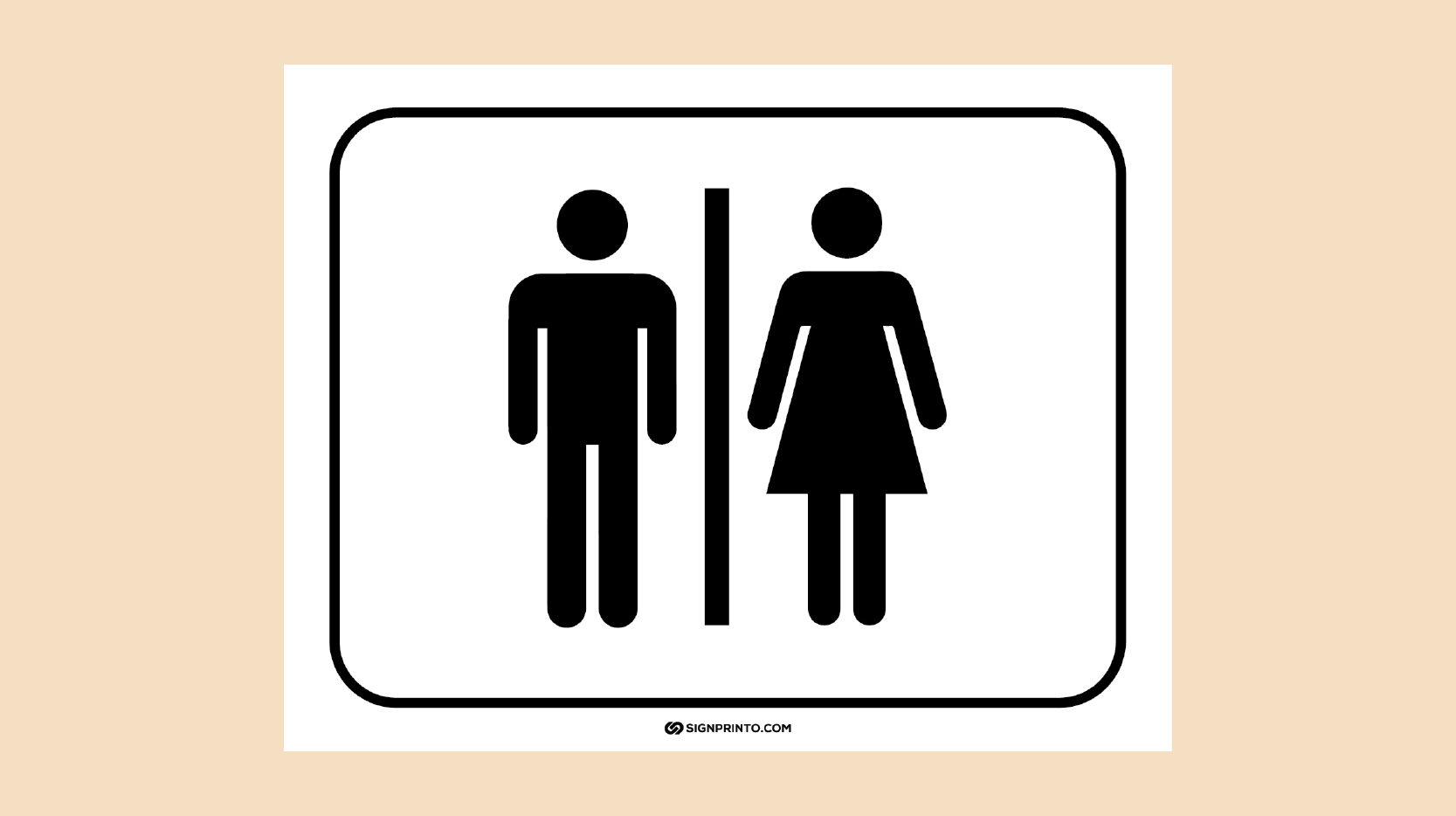 Download Printable Restroom Sign PDF