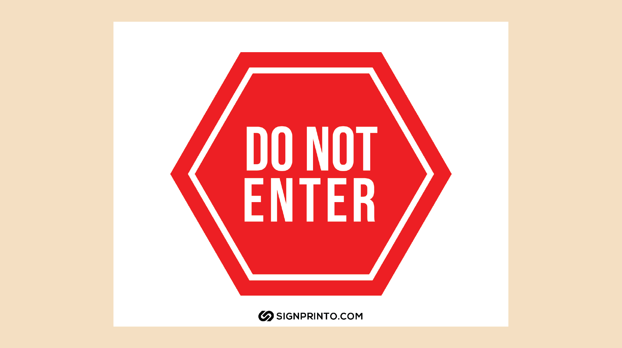 Free Printable Do Not Enter Sign[ PDF]
