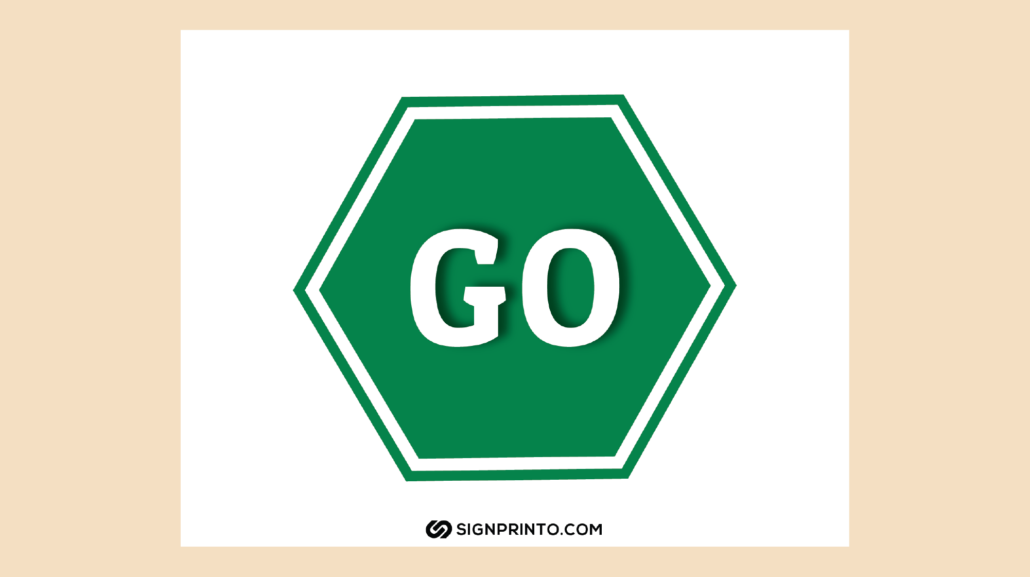 FREE Printable Go Sign PDF