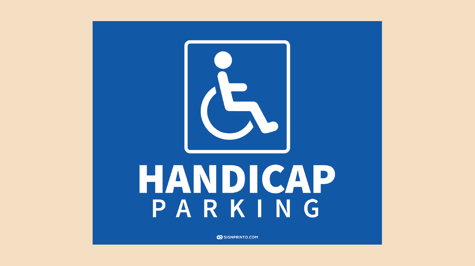 Handicap Parking Sign Download Printable PDF