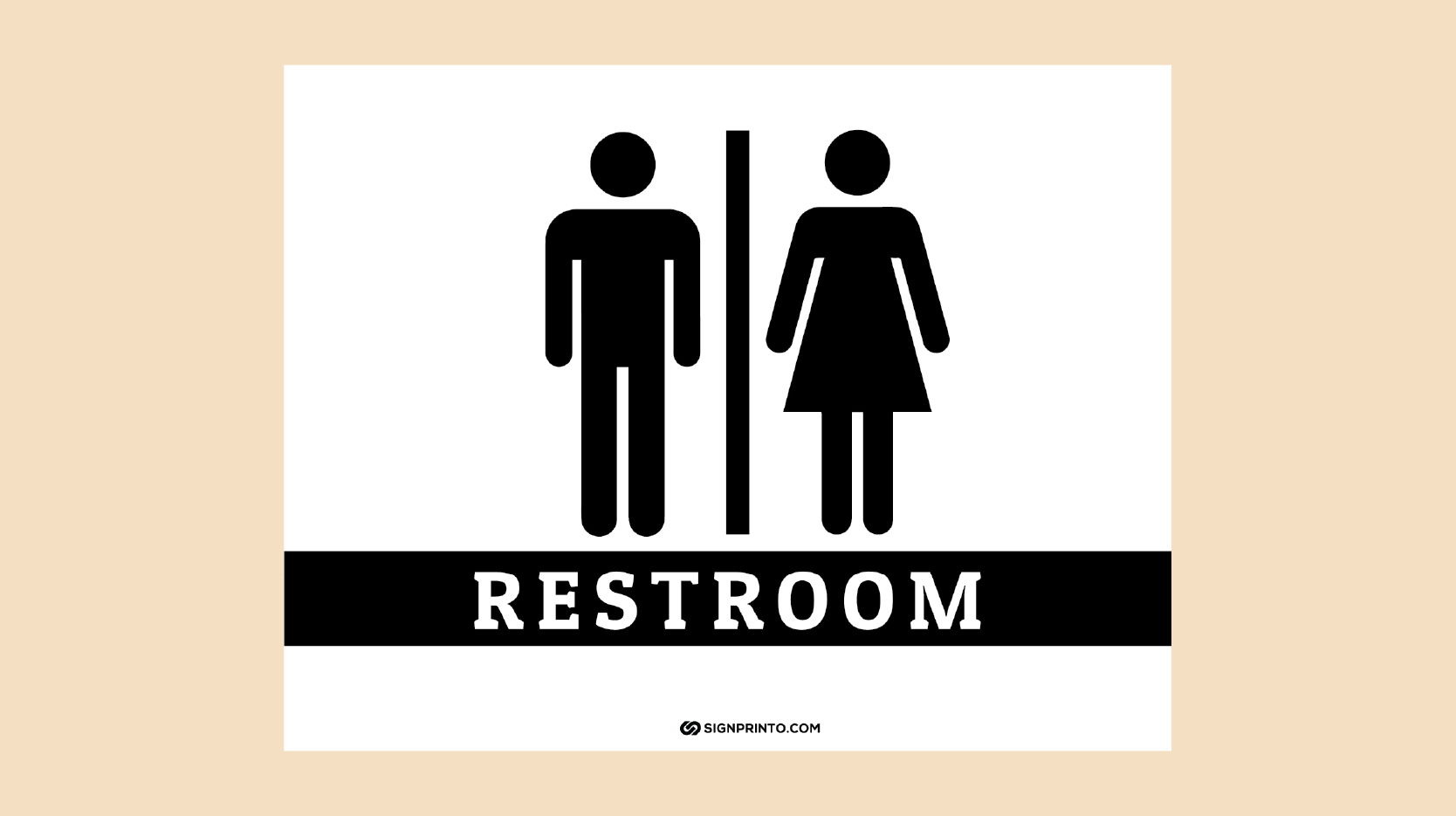 Rest Room Sign - Download Free Printable PDF