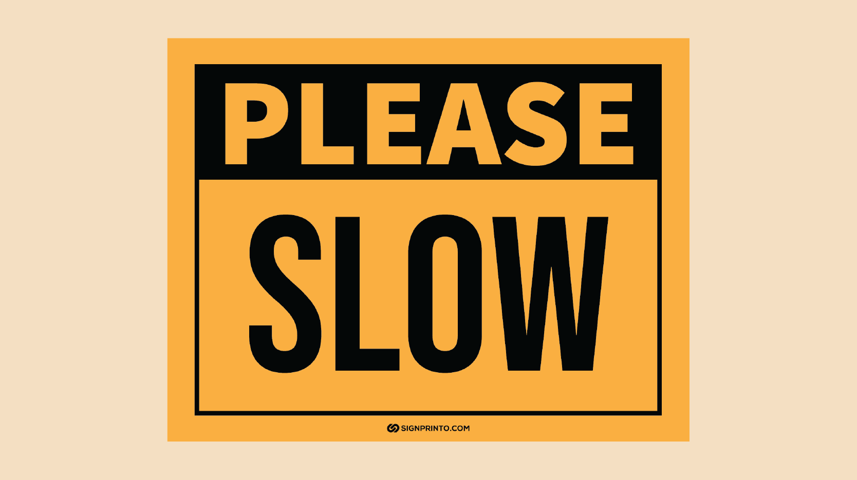 Download Slow Sign Printable PDF