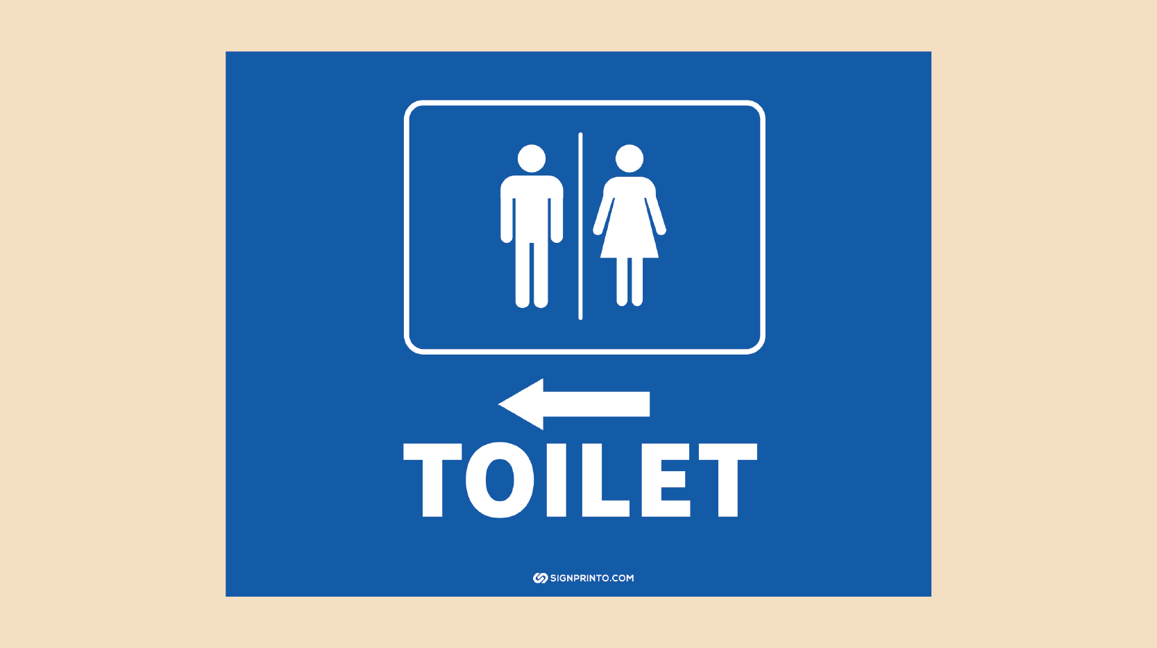 Toilet Sign Printable PDF