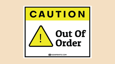 Don’t Use Out Of Order Sign [PDF]