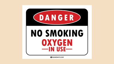 Download Oxygen In use Sign PDF