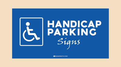 Download Handicap Parking Sign [ Printable PDF ]