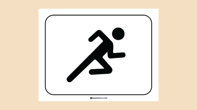 Printable No Running SignSymbol Download PDF