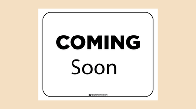 Coming Soon Sign -Free Printable PDF