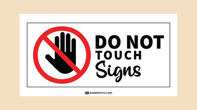 Do Not Touch Sign [Printable PDF Free]