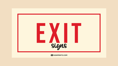 Exit Sign Download Free PDF