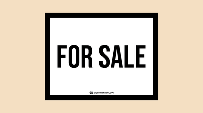 For Sale Sign FREE Printable [PDF]