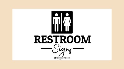 Restroom Sign Free Printable PDF