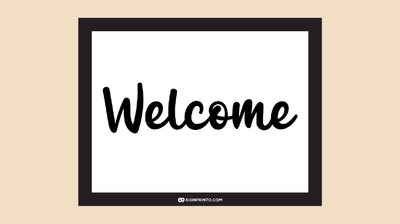 Free Printable Welcome Sign -Download FREE