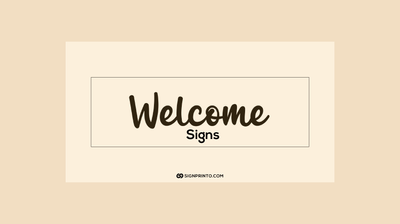 Welcome Sign-Download Free Printable PDF Designs