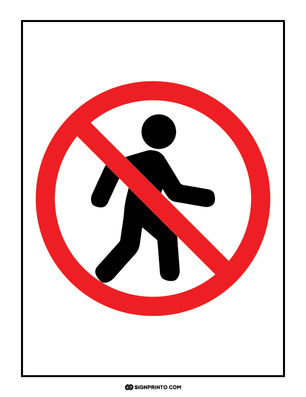 No Entry Sign : Grab Your Exclusive Free Printable Collection Now!