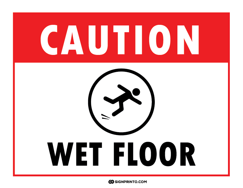 Wet Floor Sign Collection -Download Free Printable PDF