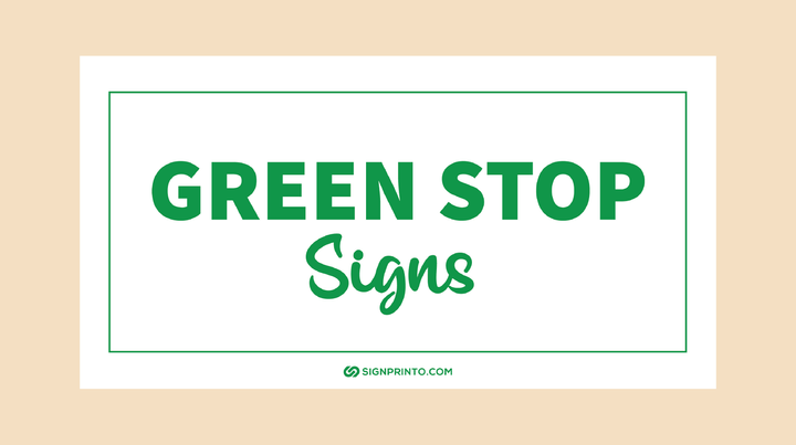 Green Stop Sign Hand Symbol -FREE printable PDF