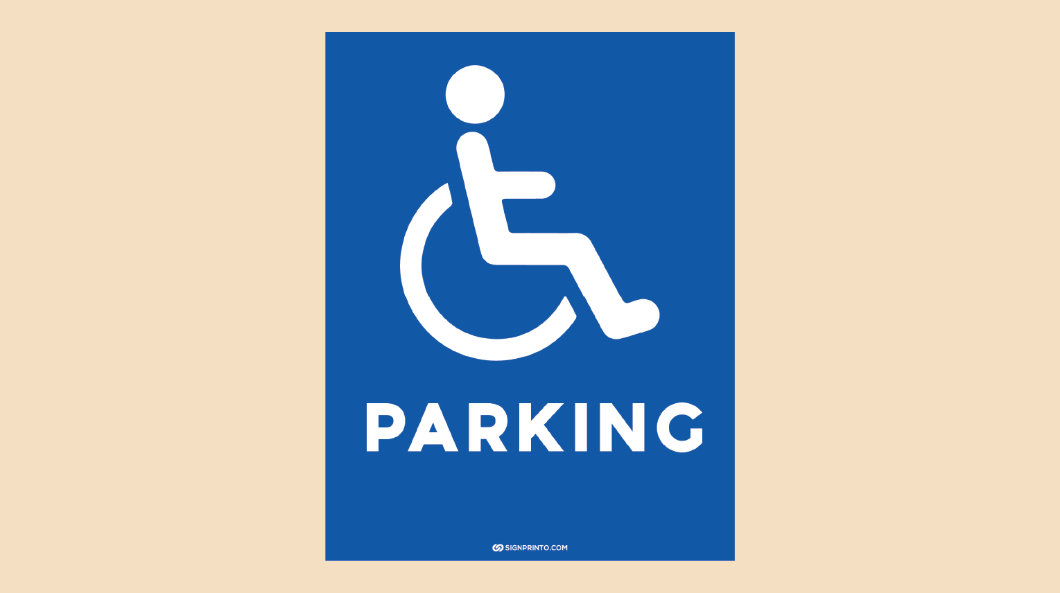 Handicap Parking Sign - Download Free Printable PDF