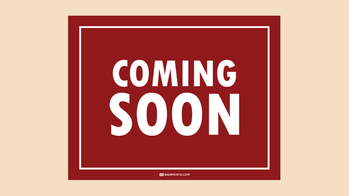 Coming Soon Sign -Free Printable PDF