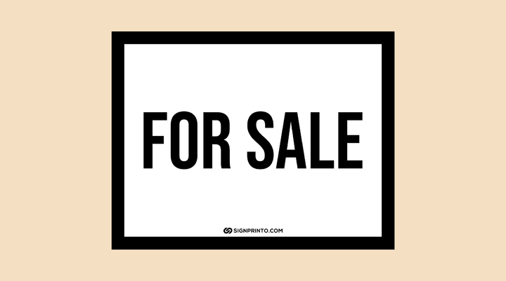 For Sale Sign FREE Printable [PDF]