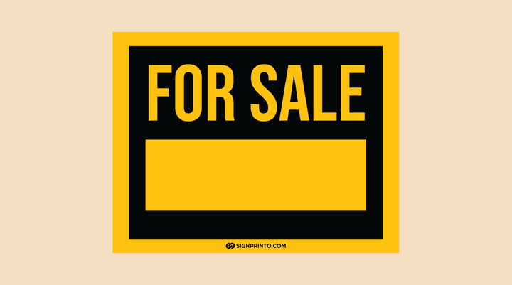 For Sale Sign Free Printable PDF