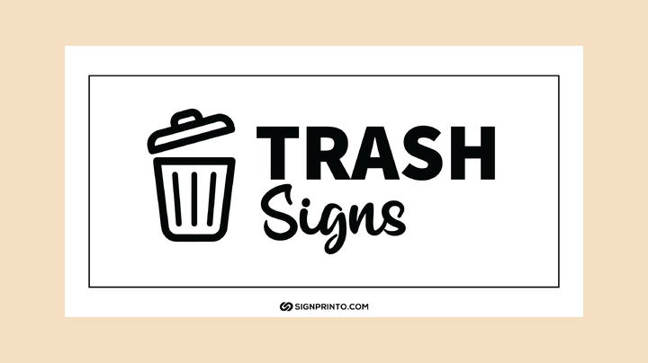 Trash Sign - Keep it Clean ( Download Free Printable )